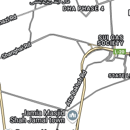 DHA Phase 6 Lahore Map | Plotsmap