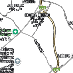 DHA Phase 6 Lahore Map | Plotsmap