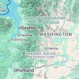 Latest earthquakes in or near Oregon - interactive map